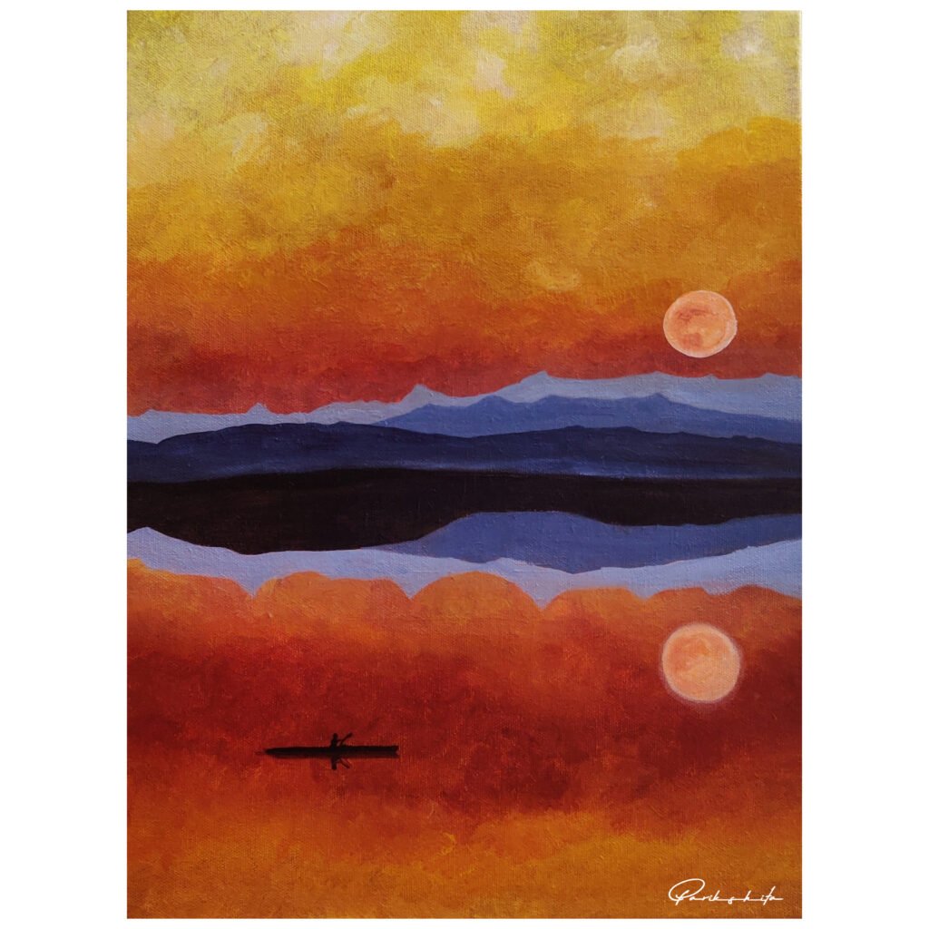 Buy Abstract Sunset Paintings | Arts Fiesta